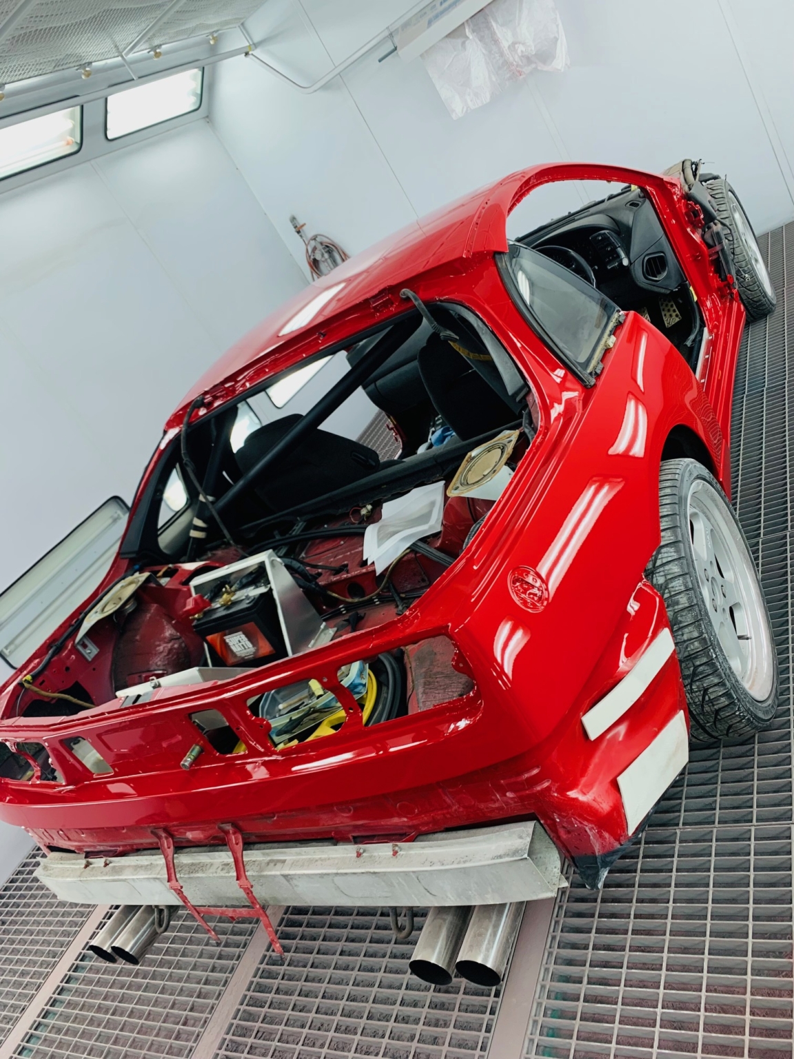 自動車 塗装ブース SAIMA iR-EVO UP レボアップ の作り方 painting booth | 霧操流 Musouryuu